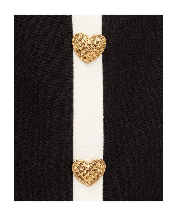 Moschino Zippered Skirt With Heart Detail