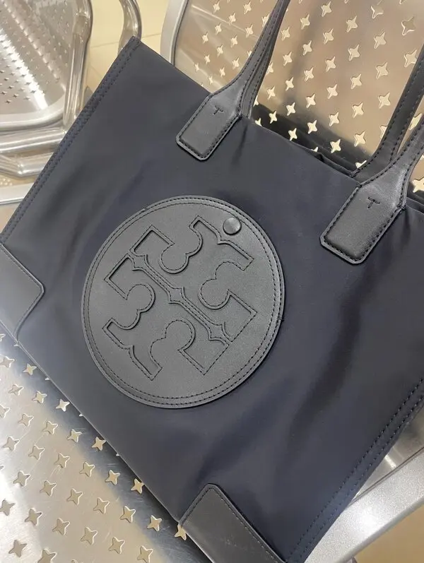 Tory Burch Ella Small Tote Bag - Black