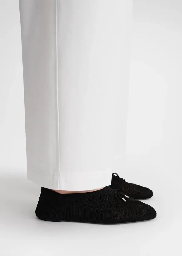 TOTEME The Knitted Ballerina Flats