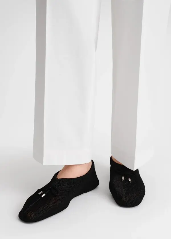 TOTEME The Knitted Ballerina Flats