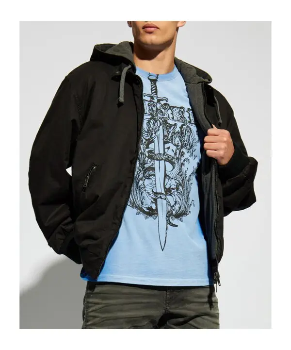 DIESEL® Zip-up Hooded Jacket