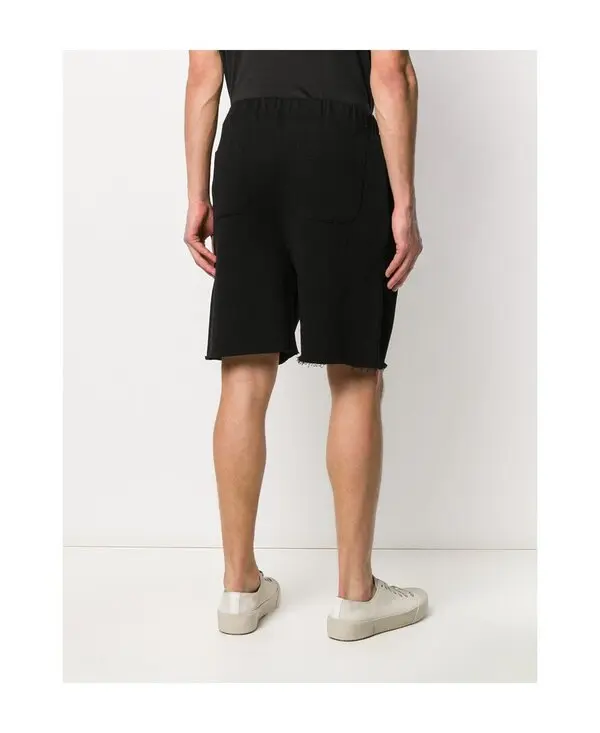 IH NOM UH NIT Logo Fringed Hem Shorts