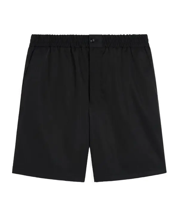 Ami Elasticated Waist Shorts - Black