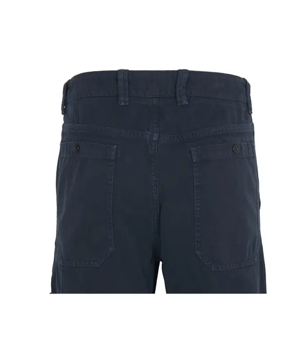 Stone Island Regular Fit Trousers With Old Effect