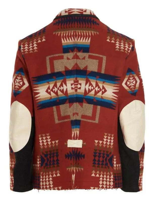 Junya Watanabe All-over Pattern Single-breasted Jacket
