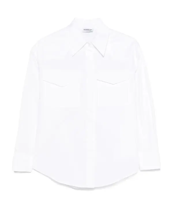 DONDUP Embroidered Shirt - White