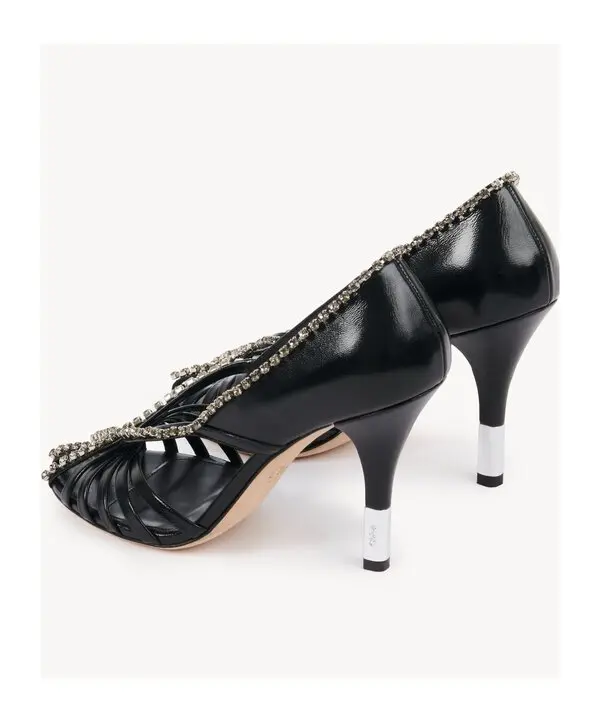 Chloé Leonie Embellished Slingback Pumps