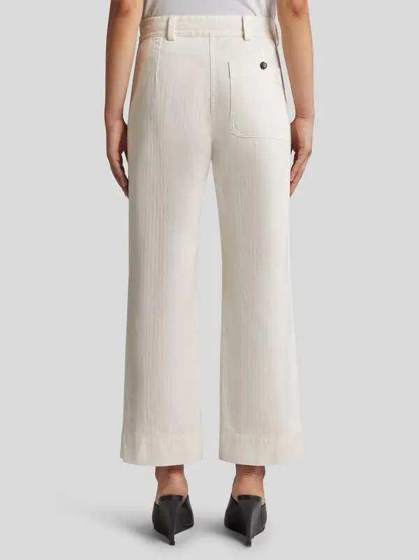 Etro Straight-cut Gabardine Trousers