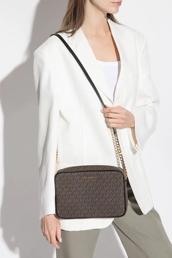 Michael Kors Jet Set Large Crossbody Bag - Black