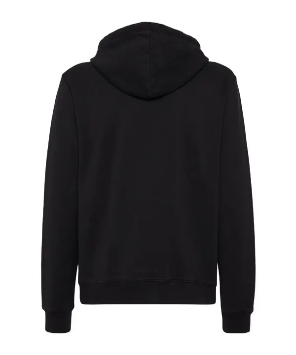 Dsquared2 Logo-printed Zip-up Drawstring Hoodie
