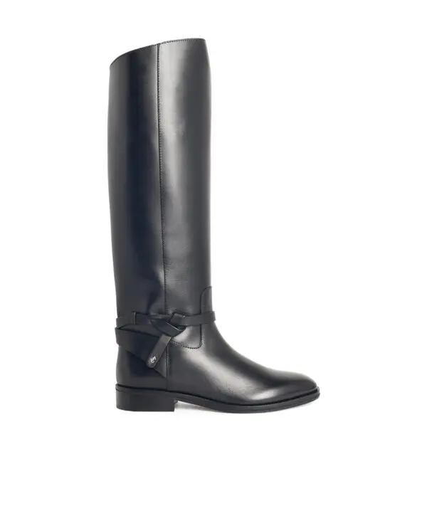 JIMMY CHOO Lawton Knee Boots - Black