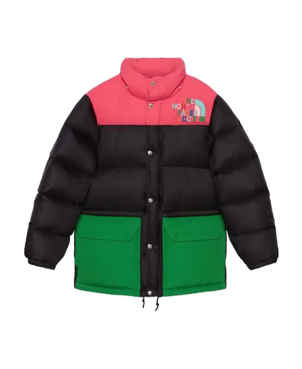 Gucci X The North Face Logo Down Jacket - Black