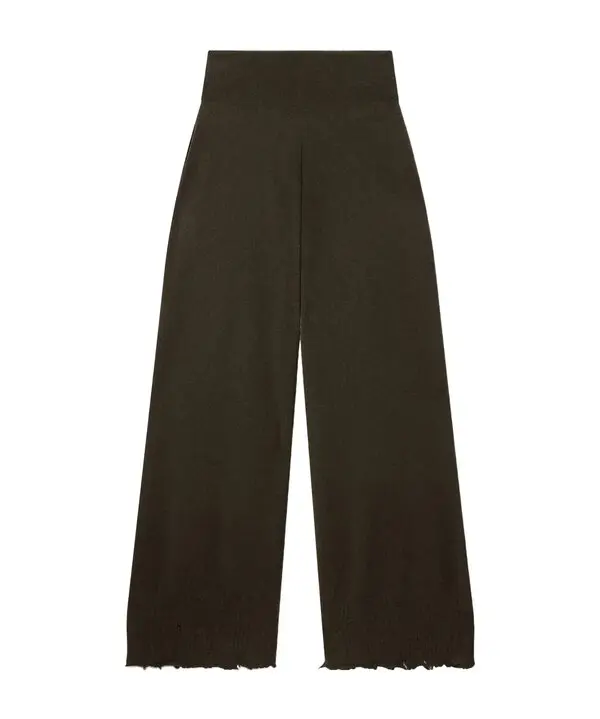 Stella McCartney Knit Straight-leg Trousers - Olive