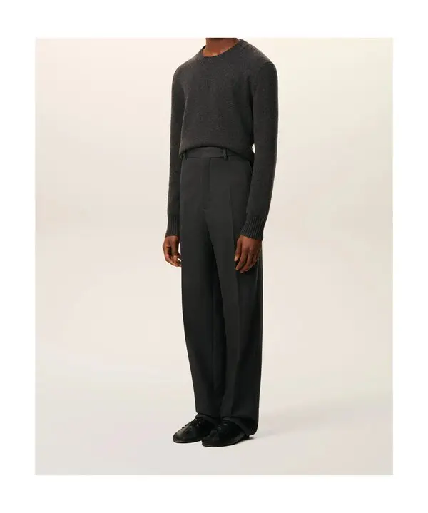 Ami Straight-leg Pleated Tailored Trousers