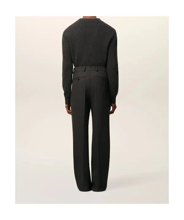 Ami Straight-leg Pleated Tailored Trousers