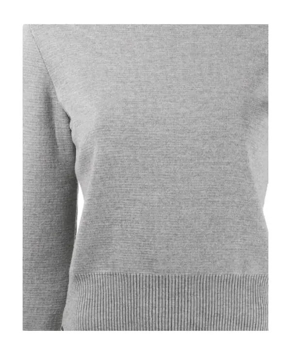 Thom Browne 4-bar Crewneck Knit Sweater