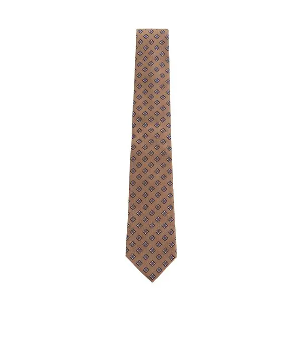 Valentino Garavani Jacquard Neck Tie - Beige/black/white/red