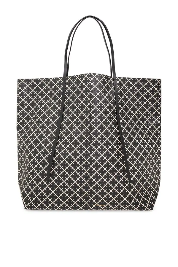 BY MALENE BIRGER Abigail Printed Tote Bag - Black