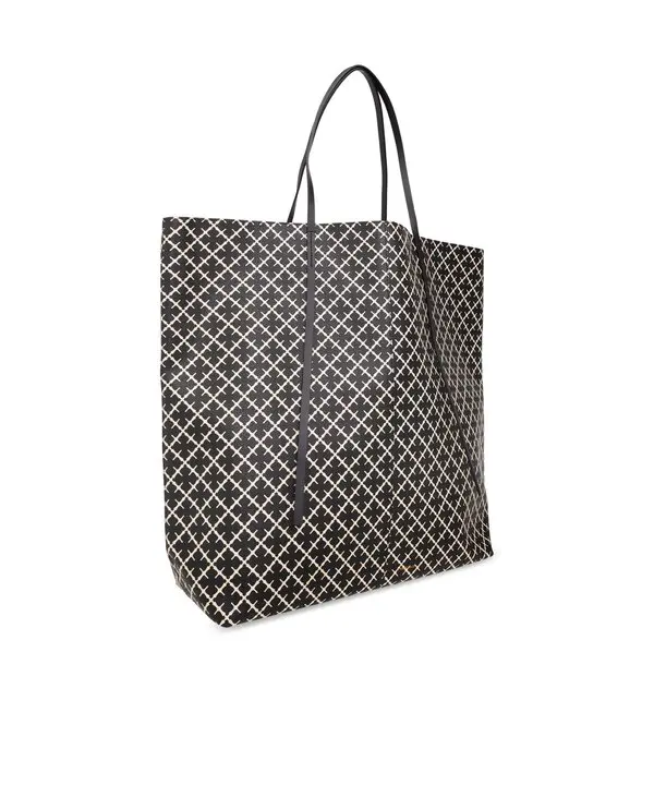 BY MALENE BIRGER Abigail Printed Tote Bag - Black