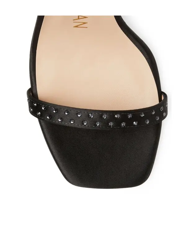STUART WEITZMAN Crystal-embellished Wedge Sandals