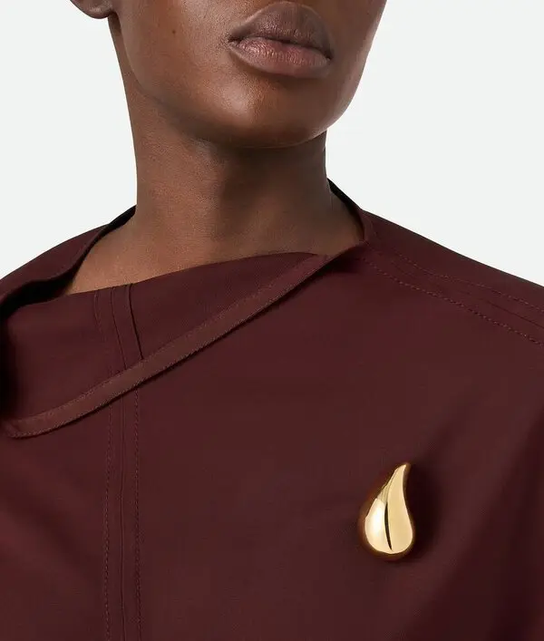 Bottega Veneta Large Drop Brooch