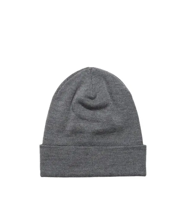 Balenciaga Logo Patch Knit Beanie - Gray