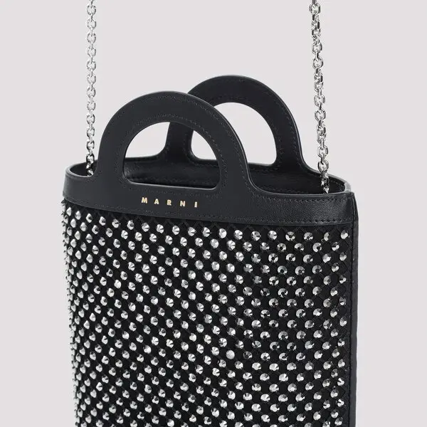 Marni Embellished Top Handle Bag