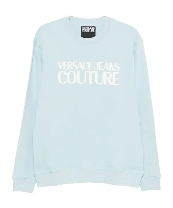 Versace Logo Crewneck Sweatshirt - Blue