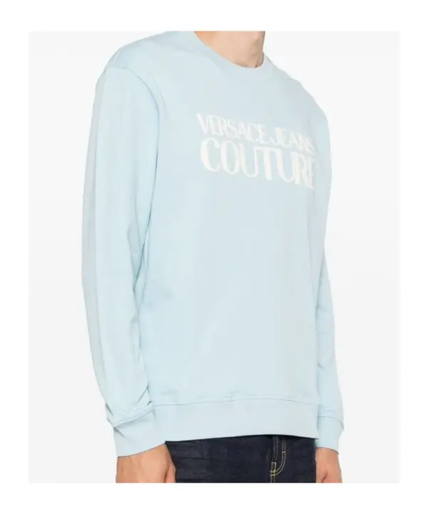 Versace Logo Crewneck Sweatshirt - Blue