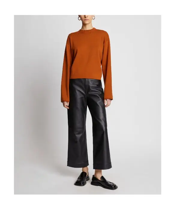 Proenza Schouler Twisted Back Long-sleeve Sweater