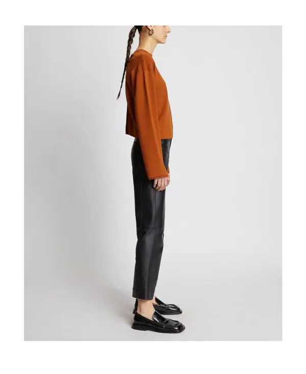 Proenza Schouler Twisted Back Long-sleeve Sweater