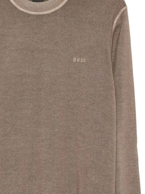 Hugo Boss Crew Neck Virgin Wool Sweater