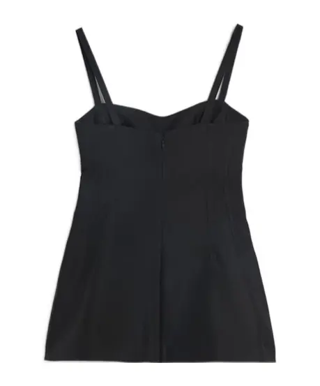 JIL SANDER Square Neck Sleeveless Bustier Top