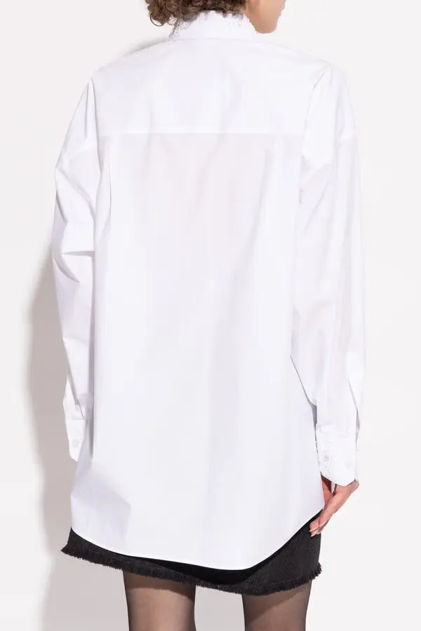 Dolce & Gabbana Embroidered Collar Shirt