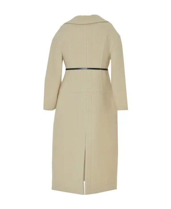 JIL SANDER Belted Waist Coat - Nude