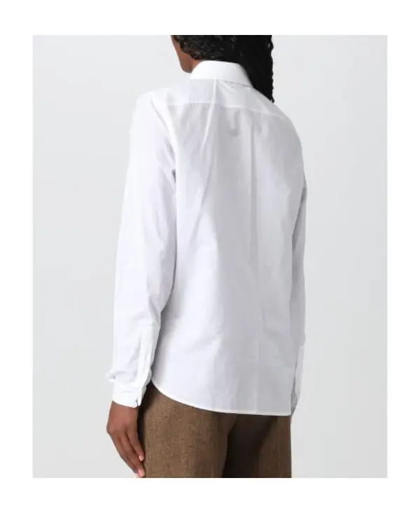 Saint Laurent Long-sleeve Shirt With Pleated Details
