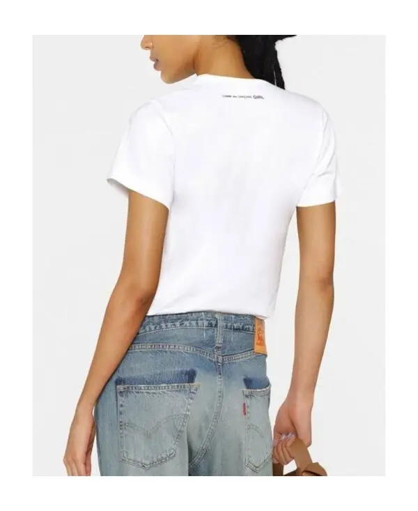 Comme Des Garçons Mickey Mouse" Printed Cotton T-shirt