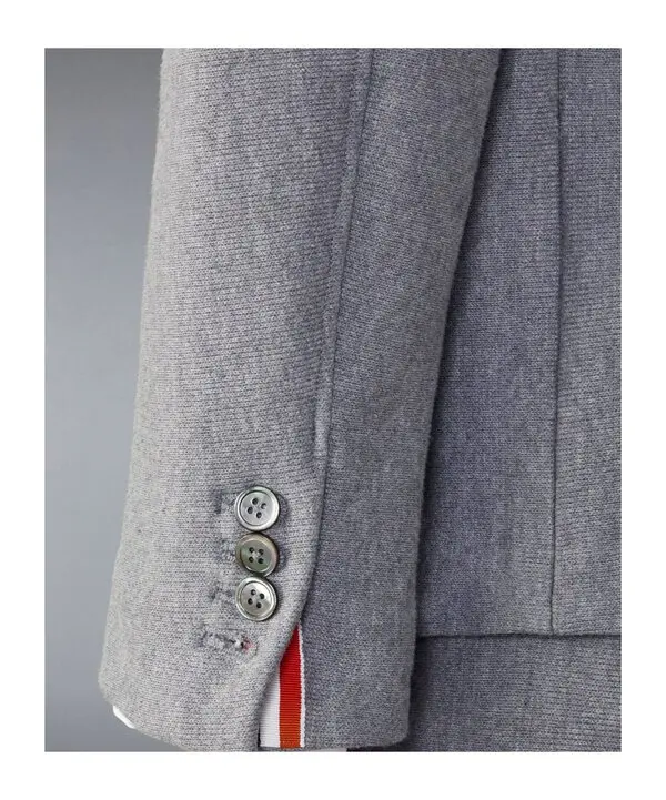 Thom Browne Rwb-stripe Button-up Jacket