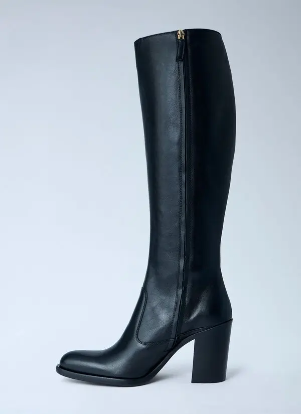 Chloé Phoenics Knee-high Block Heel Boots - Black