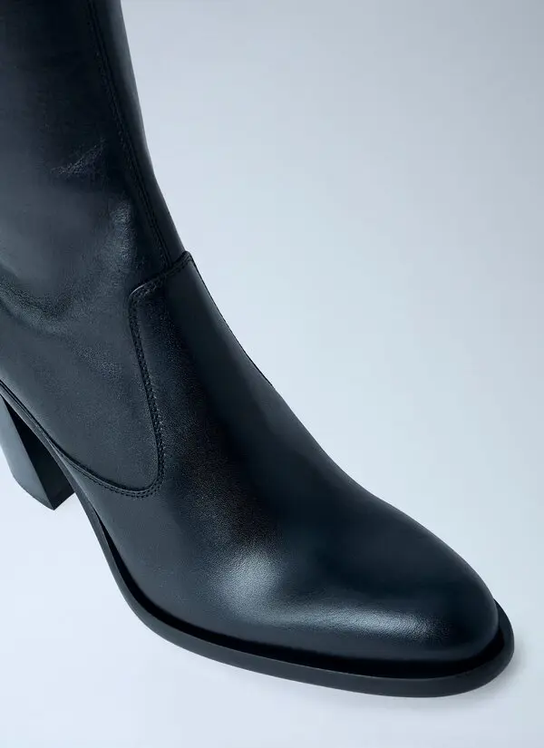 Chloé Phoenics Knee-high Block Heel Boots - Black