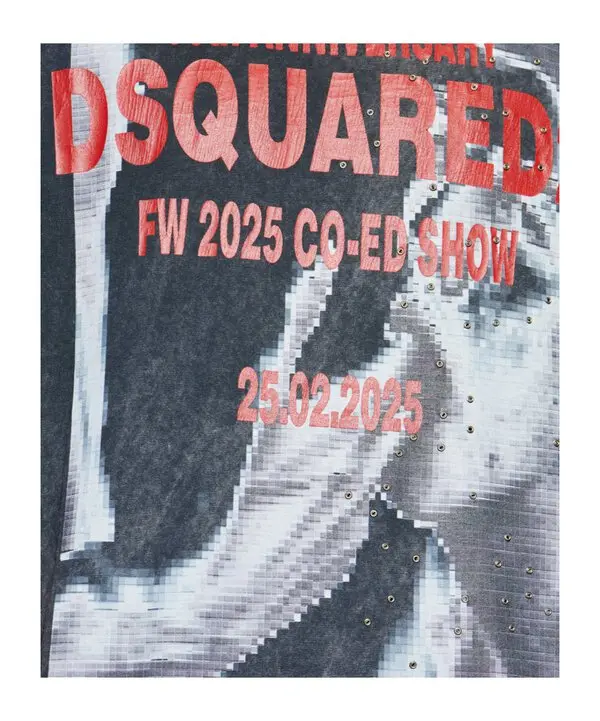 Dsquared2 Graphic Printed Crewneck T-shirt