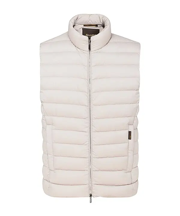 MOORER Quilted Vest - White