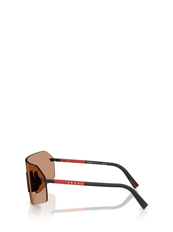 Prada Irregular Frame Sunglasses - Black