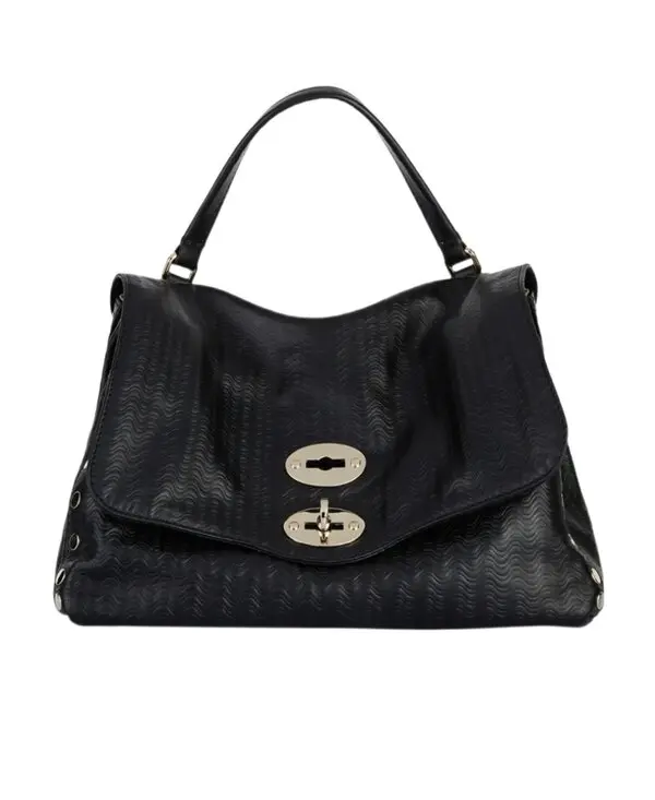 ZANELLATO Postina Leather Tote Bag - Black