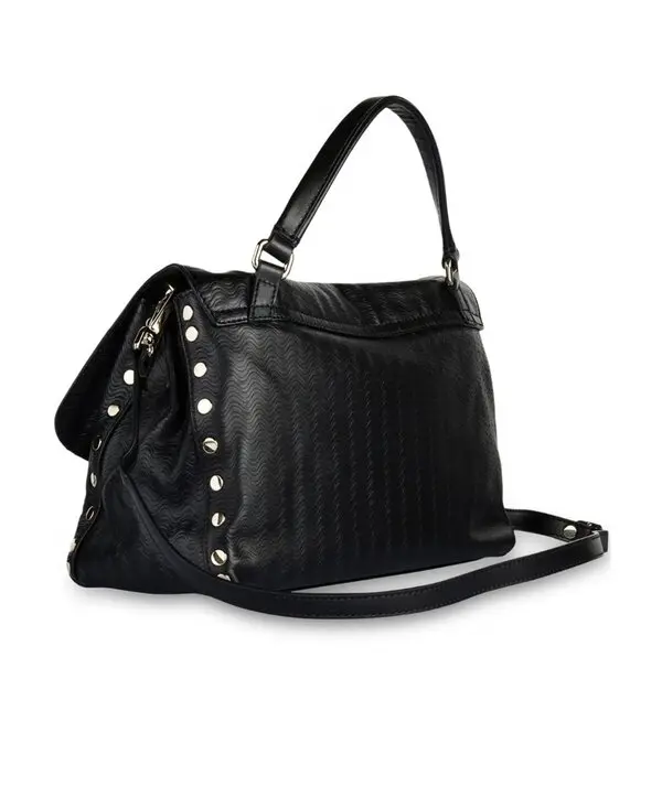 ZANELLATO Postina Leather Tote Bag - Black