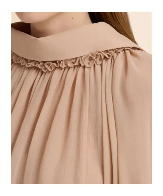 Marni Long Sleeve Gathered Jumpsuit