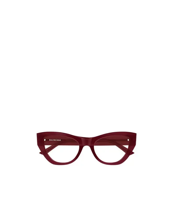 Balenciaga Cat Eye Frame Eyeglasses - Red