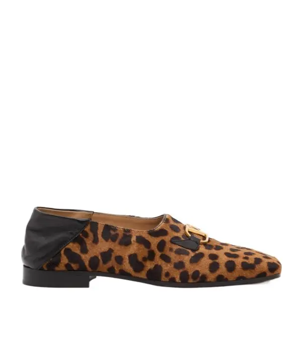 Valentino Garavani All-over Printed Slip-on Loafers