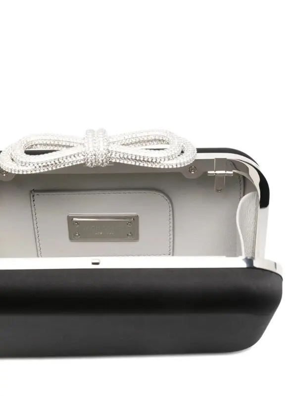 MACHMACH Crystal Embellished Bow Clutch