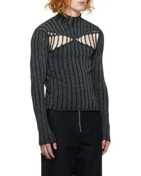 DION LEE Braid-trim Detail Jumper